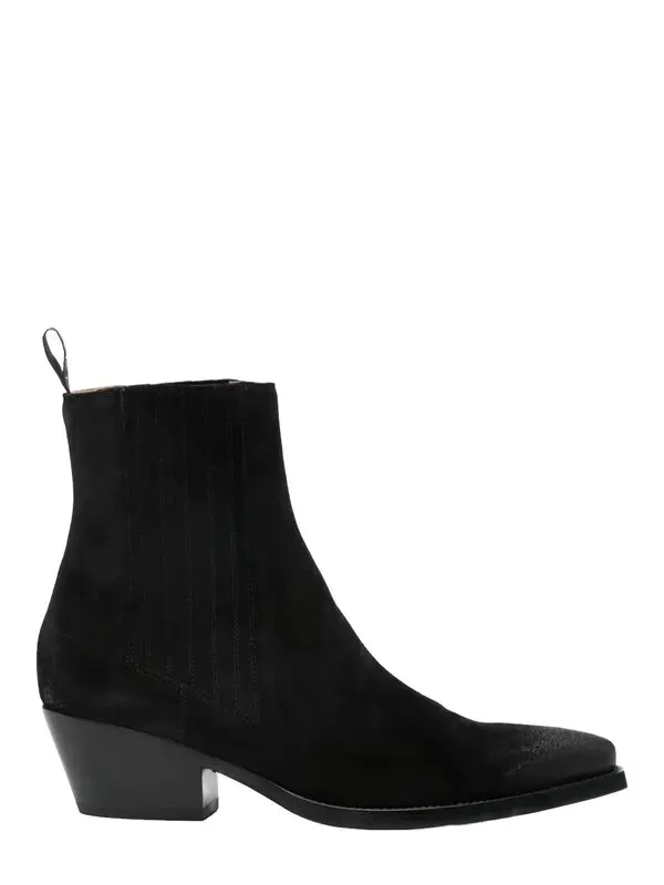Sartore Pointed-toe Boots - Black