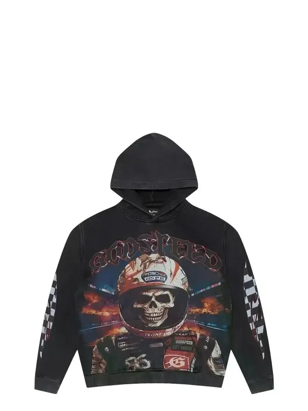 GODSPEED Graphic-print Hoodie - Black