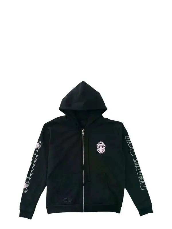 Chrome Hearts Deadly Doll Zip-up Hoodie - Black