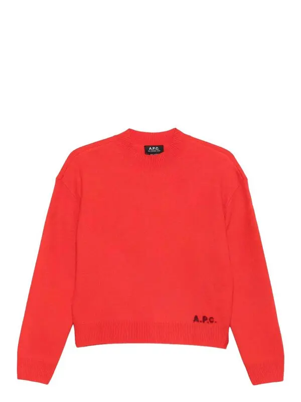 A.p.c. Crew-neck Sweater - Red
