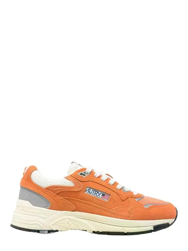 AUTRY Suede Sneakers - Orange