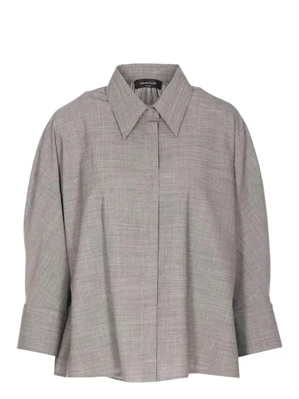 Fabiana Filippi Front-button Shirt - Grey