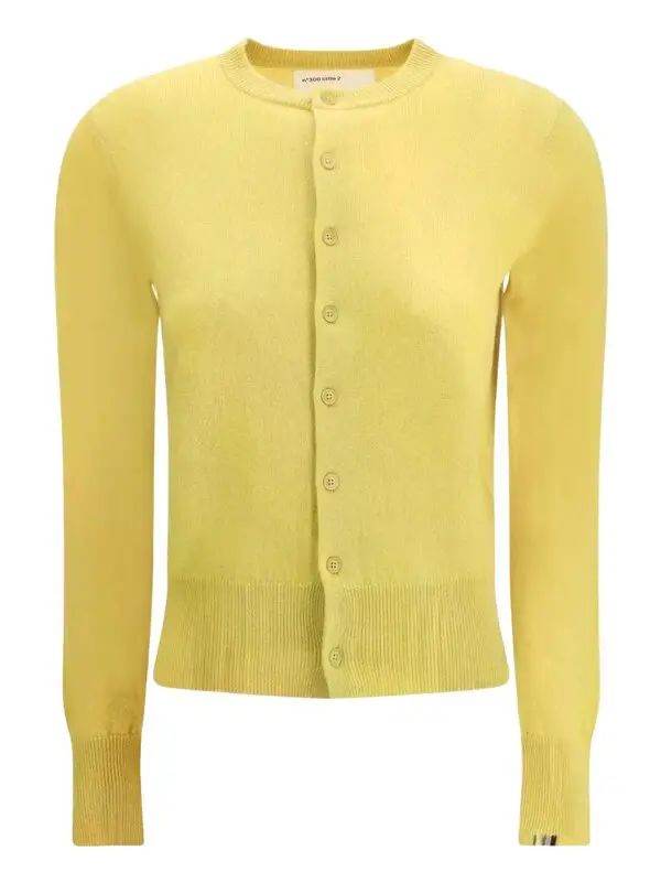 EXTREME CASHMERE X N°300 Little 2 Buttoned Knitted Cardigan - Yellow