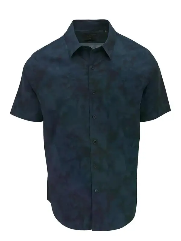 Vince Rapids Short-sleeve Button Shirt - Blue