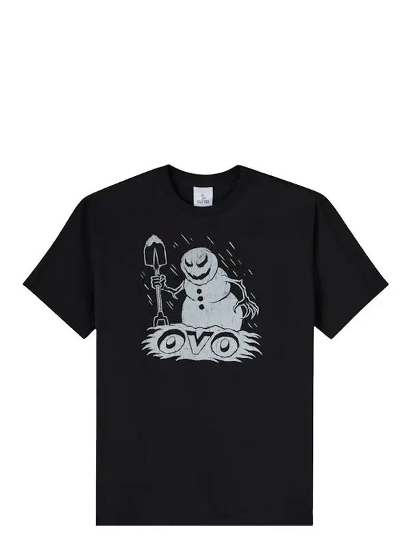 OVO Snowman T-shirt - Black