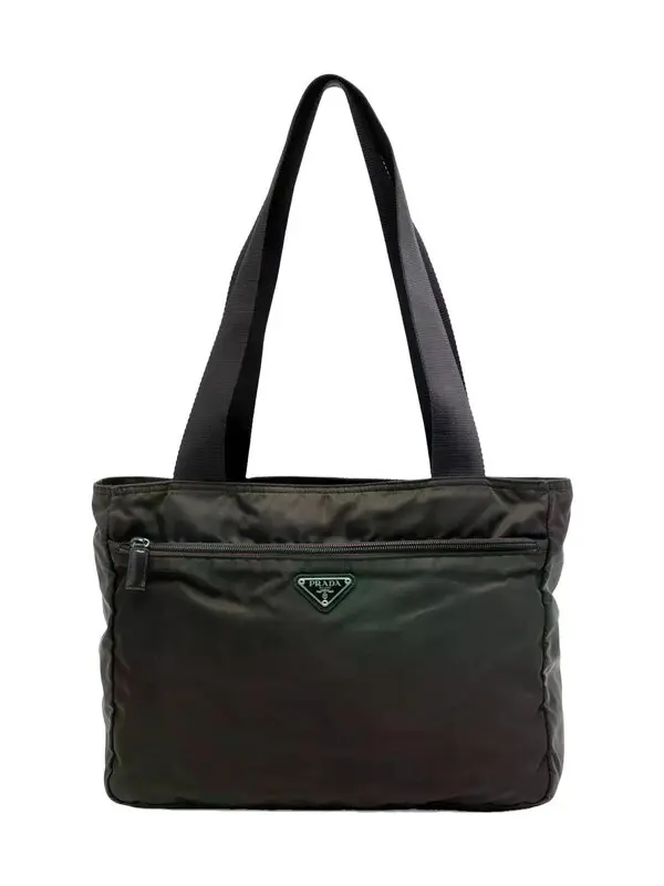 Prada 2000-2013 Tessuto Tote Bag - Green