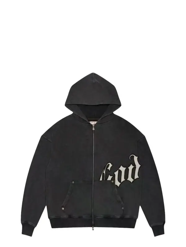 GODSPEED Og Logo V2 Zip-up Hoodie - Black