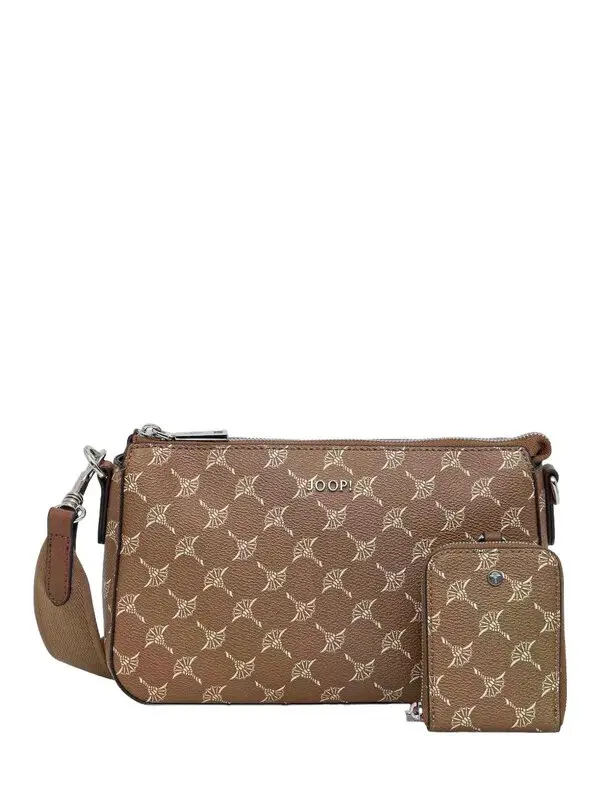 JOOP! Logo-patterned Cross-body Bag - Brown