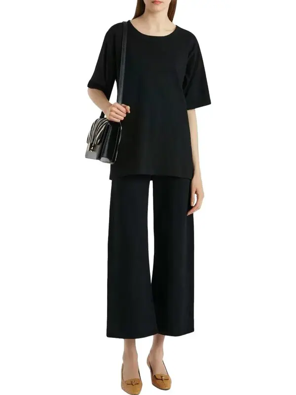 Khaite Delina Wide Leg Jeans - Black