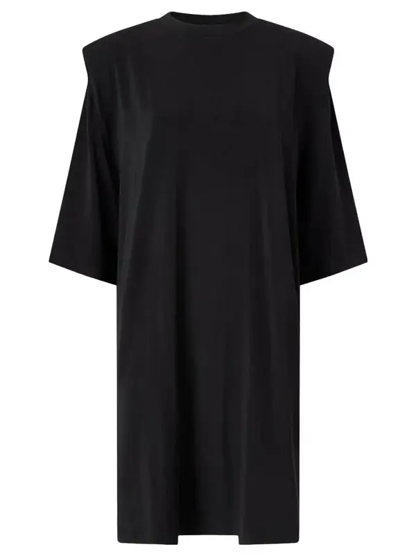 Pinko Padded Midi T-shirt Dress - Black