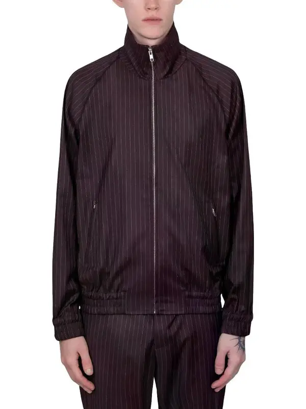 Gimaguas Pinstripe Jacket - Brown