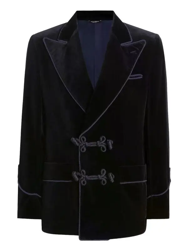 Dolce & Gabbana Double-breasted Blazer - Blue