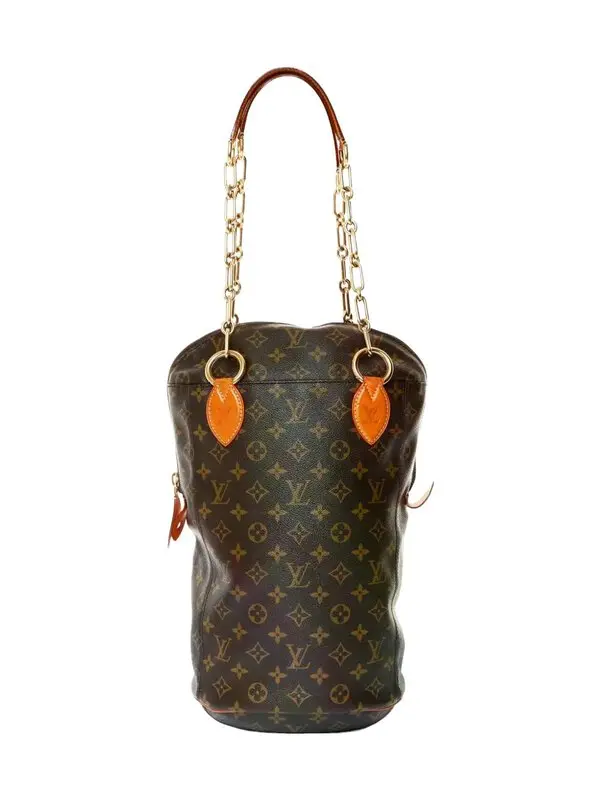 LOUIS VUITTON 2014 X Karl Lagerfeld Monogram Punching Bag - Brown