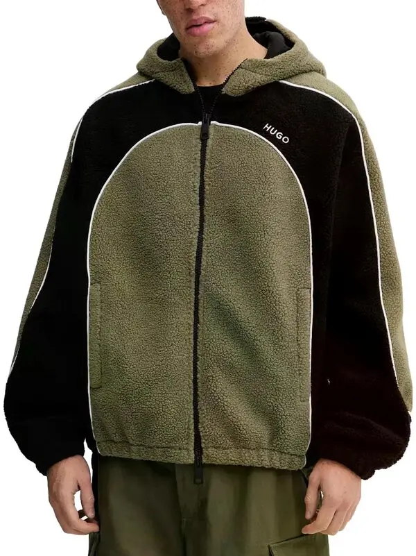 Hugo Zip-fastening Hoodie - Green
