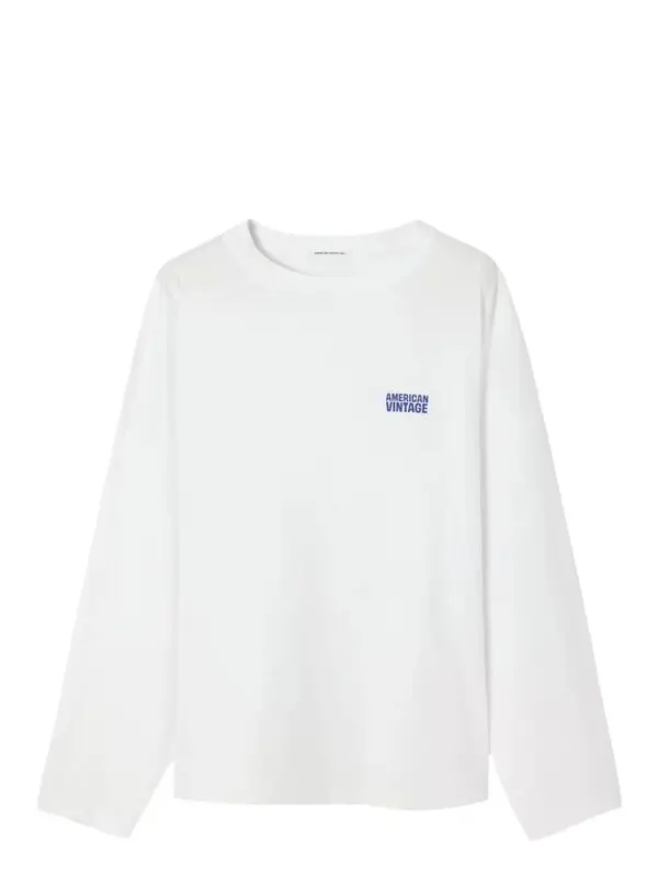 American Vintage Gixy Long-sleeve T-shirt - White