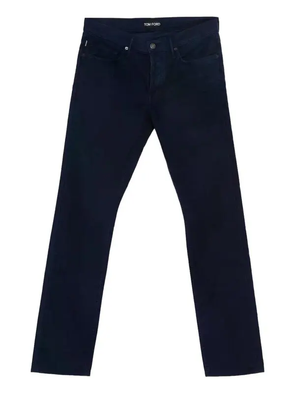 TOM FORD Button-fastening Trousers - Blue