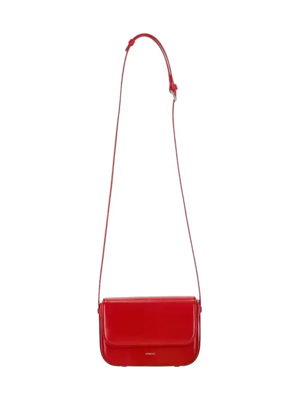 STAND OIL Flap Crossbody Bag - Red