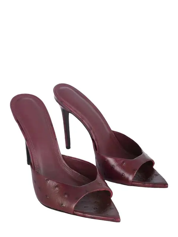 BLACK SUEDE STUDIO Brea Point-toe Sandals - Red