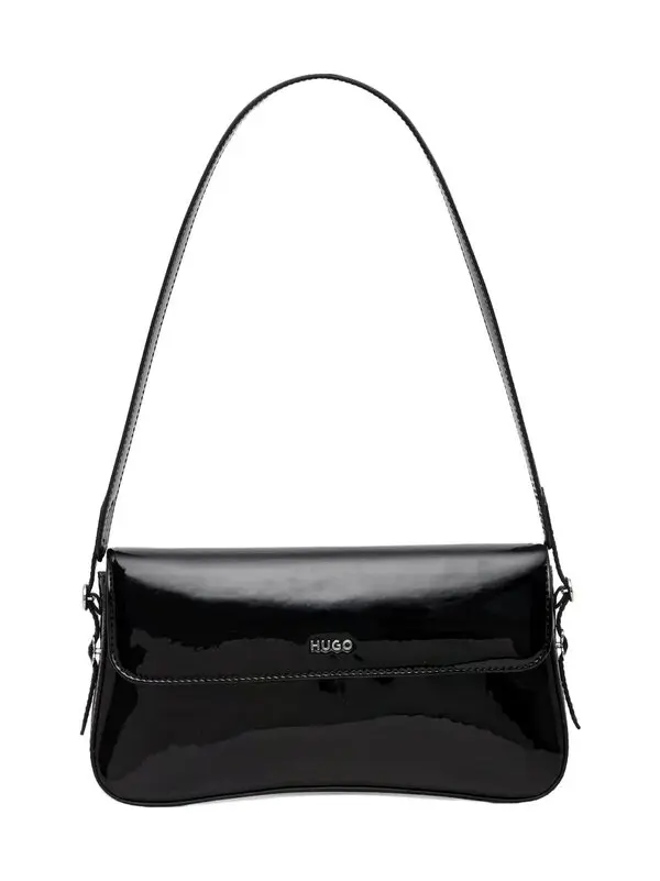 Hugo Logo-detail Shoulder Bag - Black