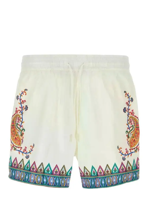 Etro Paisley Swimming Shorts - Neutrals