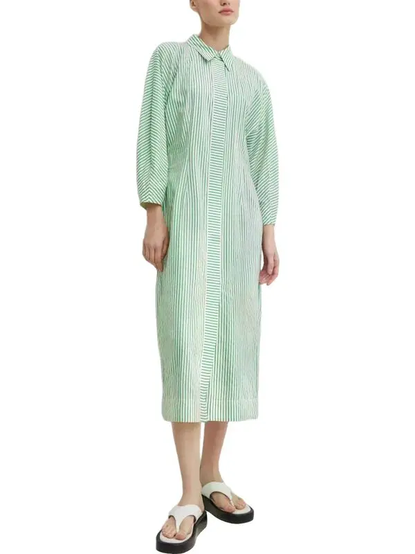 Day Birger Et Mikkelsen Laurie Striped Midi Dress - Green