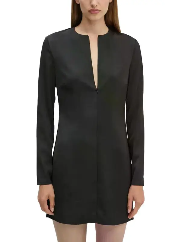 Day Birger Et Mikkelsen Sonya V-neck Mini Dress - Black