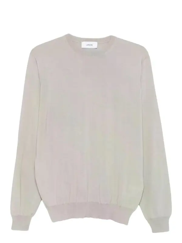 LARDINI Crew-neck Sweater - Neutrals