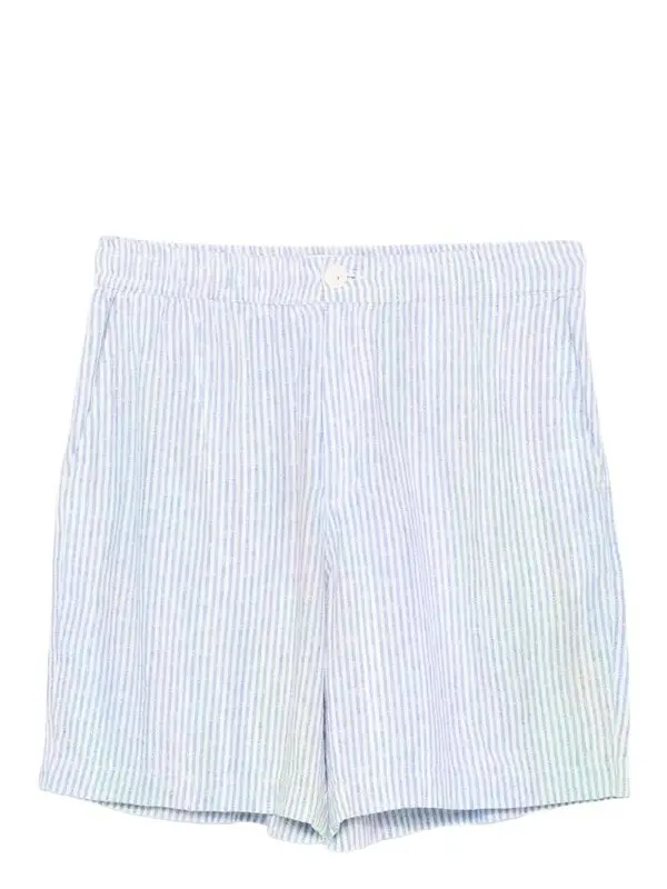 WAX LONDON Kurt Striped Shorts - Blue
