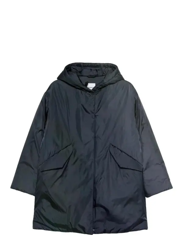 Aspesi Hooded Parka Coat - Blue