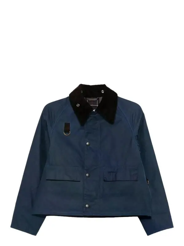BARBOUR INTERNATIONAL Corduroy-collar Jacket - Blue