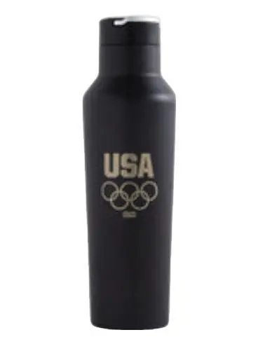 Kith Team Usa Olympic Corkcicle Bottle - Black