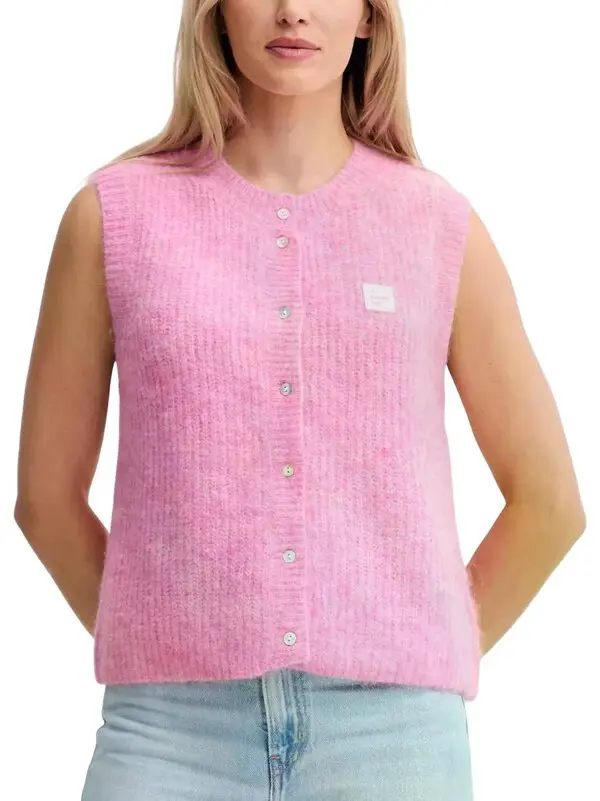 American Vintage East Button Cardigan - Pink