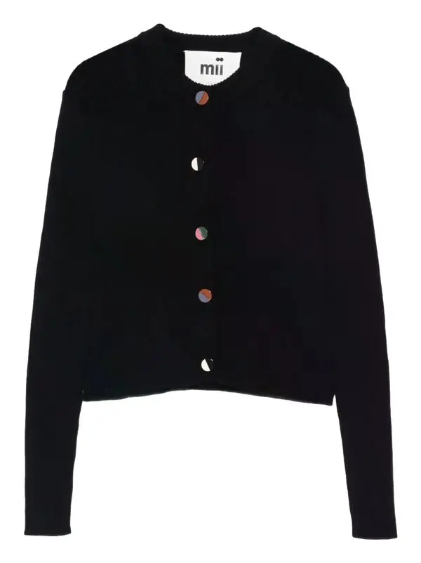 MII Buttoned Cardigan - Blue