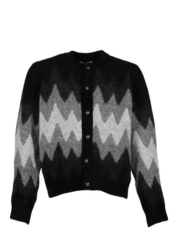 ERNEST W. BAKER Zigzag Cardigan - Black