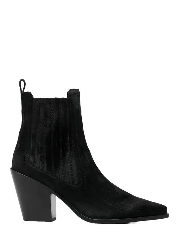 Sartore Pull-on Block-heel Boots - Black