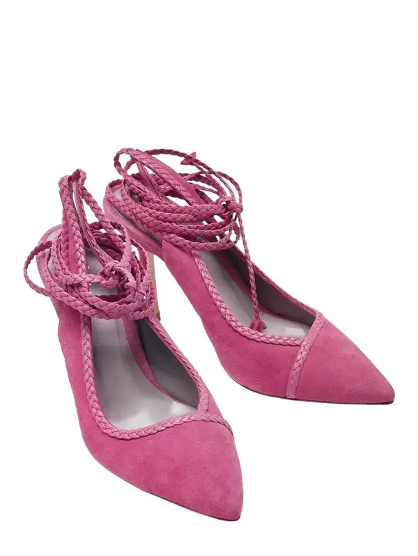 TITI ADESA Ankle-wrap Pointed Pumps - Pink