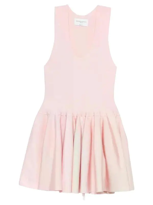 Brandon Maxwell Knit Mini Dress - Pink