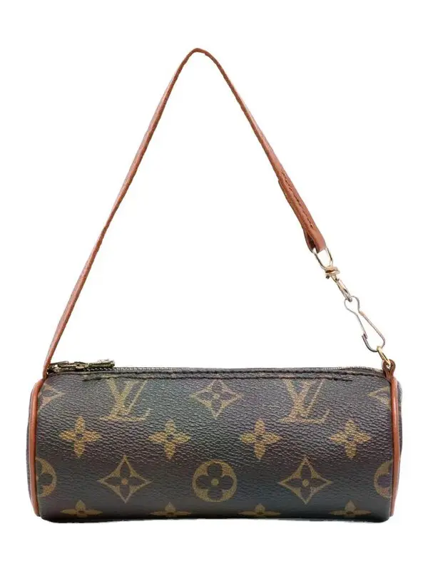LOUIS VUITTON 1990-2010 Monogram Papillon Pochette - Brown