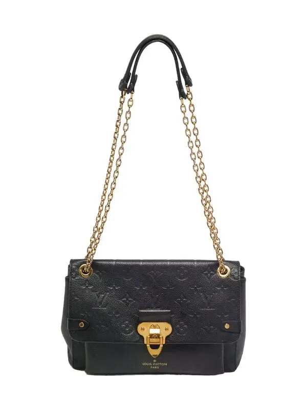 LOUIS VUITTON 2020 Vavin Pm Embossed Leather Shoulder Bag - Black