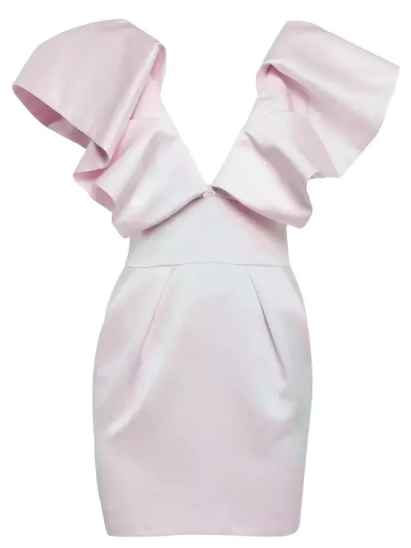 Alexandre Vauthier Ruffled Mini Dress - Pink