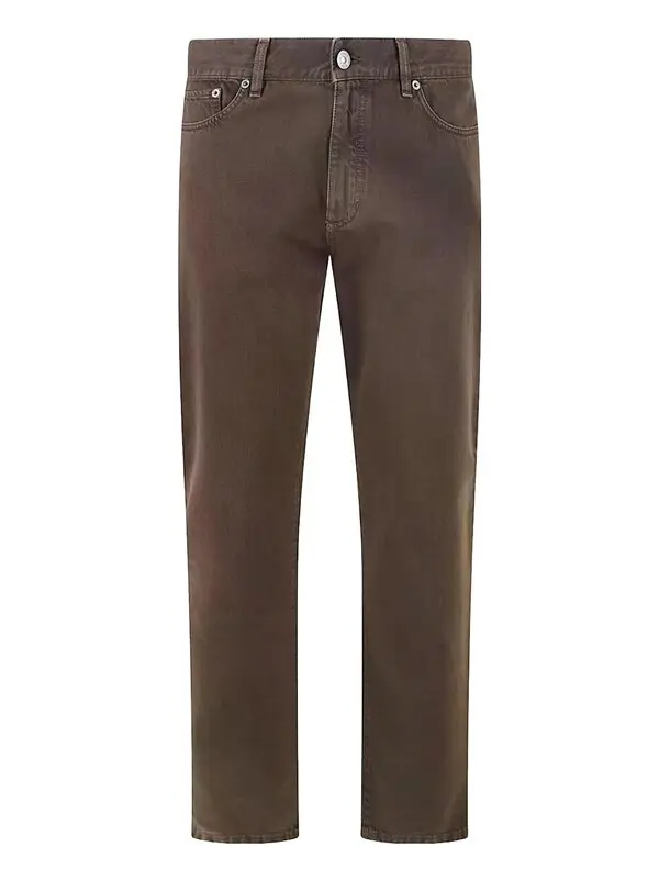 Zegna Five-pocket Trousers - Brown