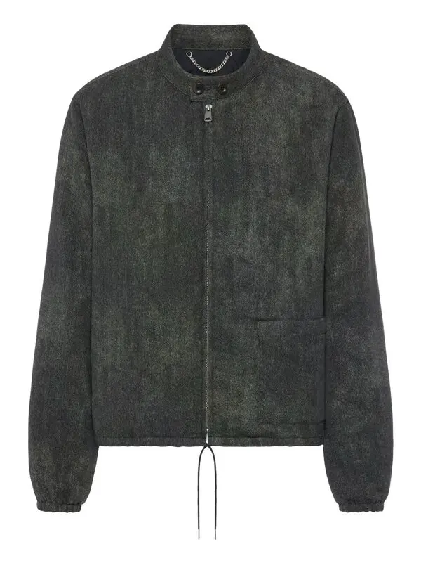 MAISON MARGIELA Cotton Caban Jacket - Grey