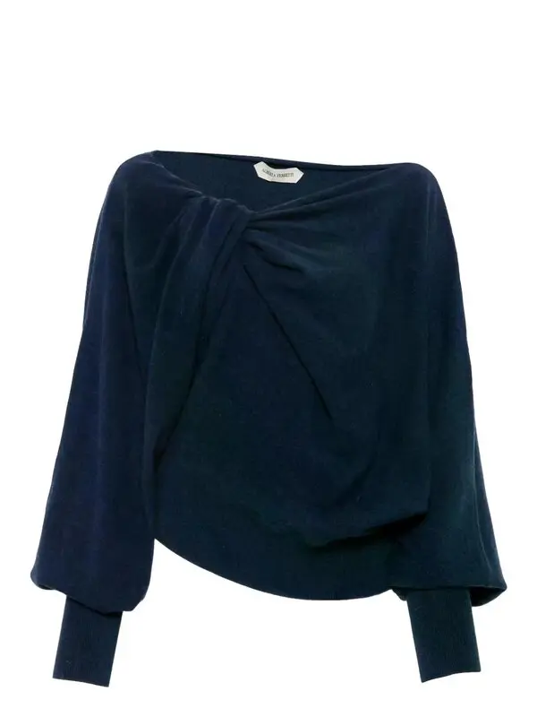 Alberta Ferretti Twisted Sweater - Blue