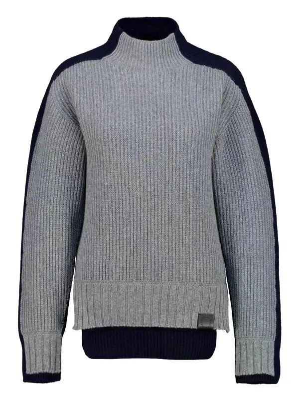 Stella McCartney Long-sleeve Two-tone Sweater - Grey
