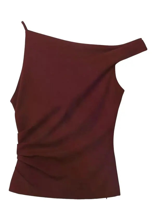 A.L.C. Leia Asymmetric Top - Red