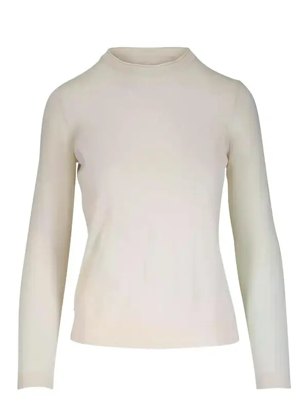 Lafayette 148 New York Cashmere Sweater - White