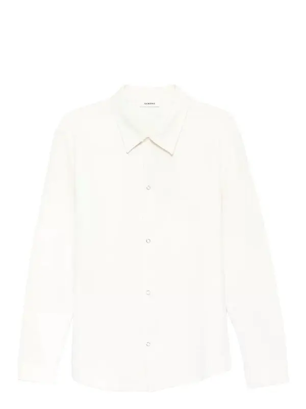 Sandro Button-fastening Shirt - Neutrals