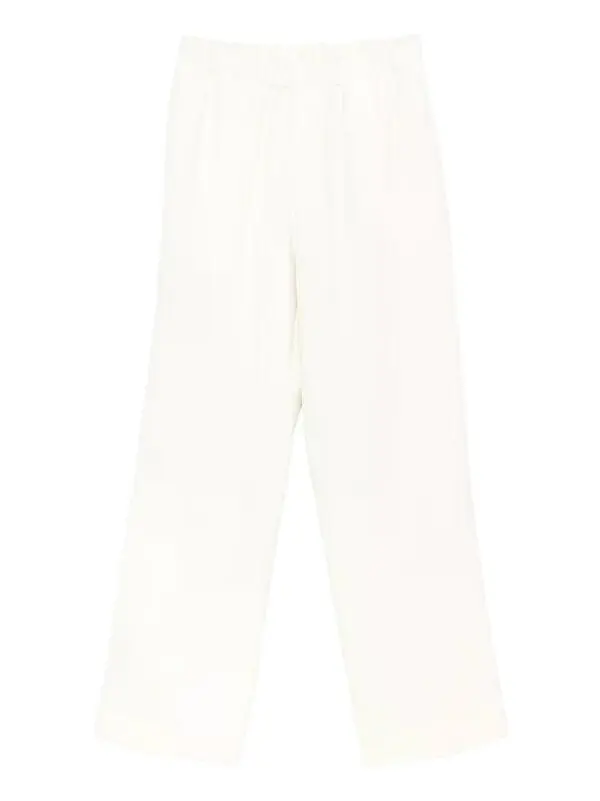 Sandro Elastic-waistband Trousers - Neutrals