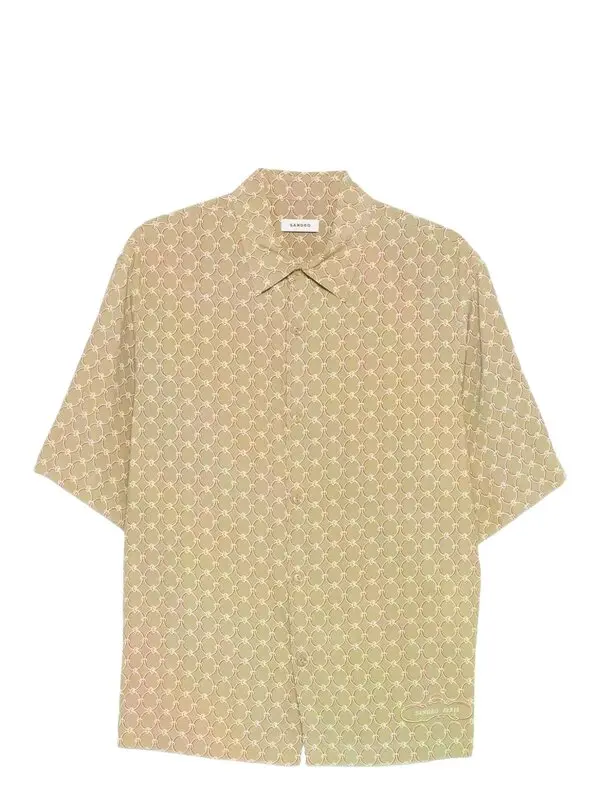 Sandro Patterned Shirt - Neutrals
