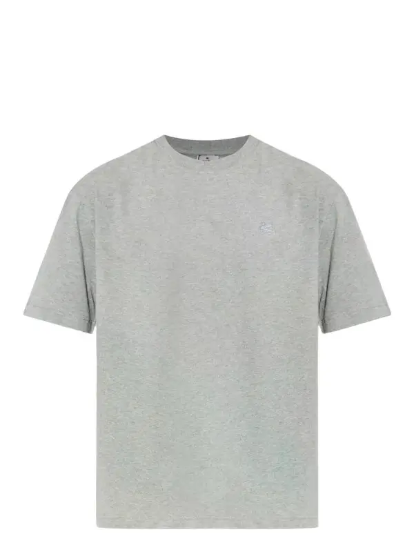 Etro Embroidered T-shirt - Grey